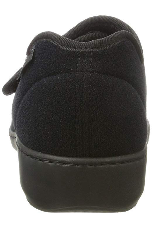 Adjustable Slippers for Women - Black | Lacy | Adaptive Shoes by Ovidi