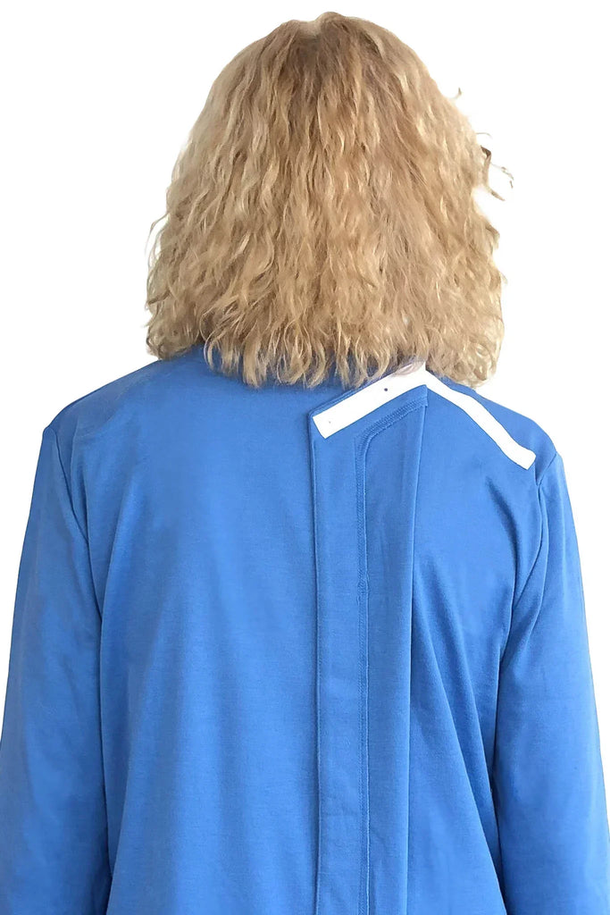 Open Back Adaptive Top - Ovidis Adaptive Clothing - Blue