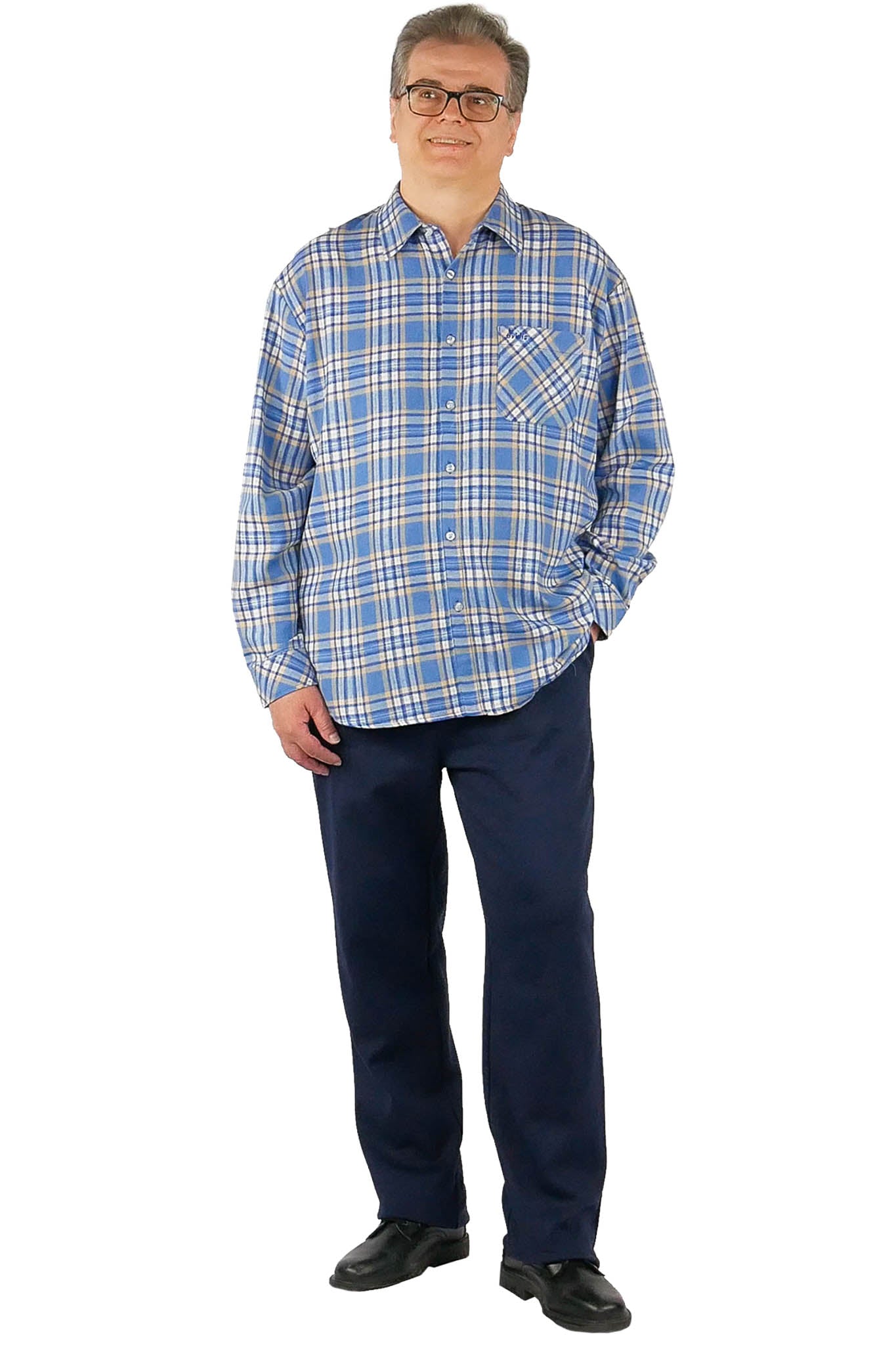 Adaptive Shirt - Theo | Blue